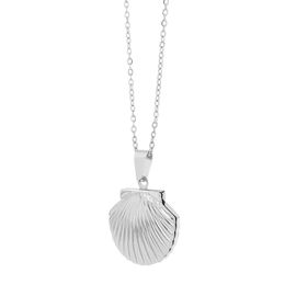 Adelia&acute;s Kette ohne Anh&auml;nger ADELIA&acute;S "Damen Halskette &ndash; Medaillon aus Edelstahl 43 cm", silber, Halsketten, Damen, 43cm, Edelstahl, Zum Verschenken &ndash; ideal zum Jubil&auml;um