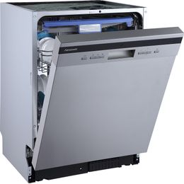 Hanseatic Unterbaugeschirrsp&uuml;ler "HGU6082D14J7735EI", Energieeffizienz: D (A-G), silber (silberfarben), B:59,8cm H:81,5cm T:57cm, Geschirrsp&uuml;ler, inkl. 3 Jahre Herstellergarantie