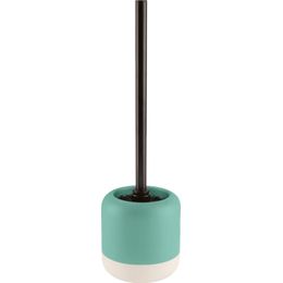 WC-Garnitur Kleine Wolke "Lunella", t&uuml;rkis, B:10cm H:38,6cm L:10cm &Oslash;:10cm, Steinzeug, Reinigungsb&uuml;rsten