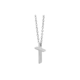 Adelia&acute;s Kette ohne Anh&auml;nger ADELIA&acute;S "Unisex Halskette &ndash; Kreuz aus Edelstahl 42 cm", silber, Halsketten, Damen, 42cm, Edelstahl, Zum Verschenken an Menschen, die Ihnen am Herzen liegen