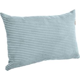 Dekokissen Paidi "Cord in verschiedenen Ausf&uuml;hrungen, Polyester, 60/40x40 cm", dusty blau, unifarben, B:40cm H:10cm L:60cm, Polyester, Dekokissen_Sitzkissen_Kissenh&uuml;llen, Zierkissen mit F&uuml;llung, abnehmbarer und waschbarer Bezug