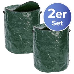 Gartensack Maximex "Multi-Abfall-Sack XXL", gr&uuml;n, B:67cm H:78cm, Polyester, Auffangbeh&auml;lter, zum Transport von Gr&uuml;nschnittabf&auml;llen, 275 Liter
