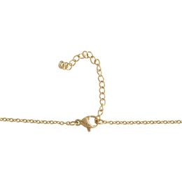 Adelia&acute;s Kette ohne Anh&auml;nger ADELIA&acute;S "Unisex Halskette mit Anh&auml;nger &ndash; Kreuz aus Edelstahl", gold, Halsketten, Damen, 45cm, Edelstahl, Ideal als Geschenk &ndash; dezent und elegant
