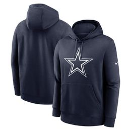 Kapuzenpullover Nike "Nike Hoodie Dallas Cowboys Nike Club Logo", Damen, Gr. M, mehrfarbig, 82% Baumwolle, 18% Polyester, Pullover Kapuzenpullover