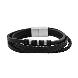 Adelia&acute;s Armband ADELIA&acute;S "Unisex Armband aus Leder 20,5 cm", schwarz, Armb&auml;nder, Damen, 20cm, Leder, Armband, Zum Verschenken &ndash; passend f&uuml;r viele Anl&auml;sse