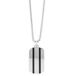 Adelia&acute;s Kette ohne Anh&auml;nger ADELIA&acute;S "Unisex Halskette mit Anh&auml;nger &ndash; aus Edelstahl", schwarz, Halsketten, Damen, 61cm, Edelstahl, Perfekt als Geschenk f&uuml;r besondere Menschen