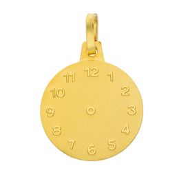 Adelia&acute;s Kettenanh&auml;nger ADELIA&acute;S "585 Gold Anh&auml;nger Taufuhr &Oslash; 14,1 mm", gold, Schmuckanh&auml;nger, Damen, Gold, Kettenanh&auml;nger, 585 Gold Goldschmuck f&uuml;r Damen