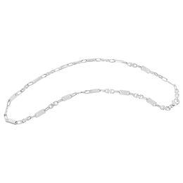 Adelia&acute;s Kette ohne Anh&auml;nger ADELIA&acute;S "Herren Halskette &ndash; Plattenkette aus 925 Silber 60 cm", silber, Halsketten, Herren, 60cm, Silber 925 (Sterlingsilber), Zum Verschenken an Menschen, die Ihnen am Herzen liegen