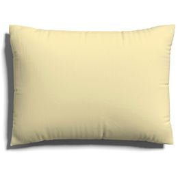 Kissenbezug Schlafgut "EASY JERSEY Kissenh&uuml;lle 100% Baumwolle, weicher Edel-Jersey, b&uuml;gelfrei", gelb (gelb mid), B:60cm L:80cm, Jersey, Obermaterial: 100% Baumwolle, Kissenbez&uuml;ge, Kissenbezug, mit farblich angepasstem Rei&szlig;verschluss, pflegeleicht, formstabil