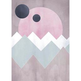Bild Komar "Sunrise Gentle", bunt (farbe bild(er): bunt), B:30cm H:40cm, Holz, Papier, Bilder, Bild, Wandbild zur Dekoration - ohne Rahmen