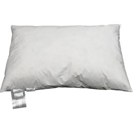 Federkopfkissen OTTO HOME "Emrra Mit Kopfkissengr&ouml;&szlig;en von 2x 40x40 cm bis 2x 50x50 cm", wei&szlig;, neutral, B:30cm L:50cm, Bezug: 100% Baumwolle. F&uuml;llung: 100% Entenfeder, Kopfkissen, 2-tlg. Kissen-Set, Kuschelkissen, Dekokissen oder Sofakissen