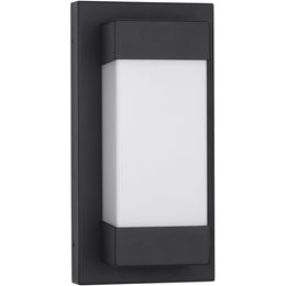 NOVA LUCE Au&szlig;en-Wandleuchte "LETO", schwarz, 1 Stk., Leuchten