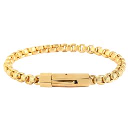 Adelia&acute;s Armband ADELIA&acute;S "Unisex Armband aus Edelstahl 22 cm", gold, Armb&auml;nder, Damen, 22cm, Edelstahl, Armband, Perfekt als Geschenk zum Weihnachten