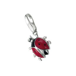 Charm-Einh&auml;nger "Marienk&auml;fer, Silber 925", bunt, Giorgio Martello MILANO, Charms, Damen, Silber 925 (Sterlingsilber)