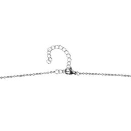 Adelia&acute;s Kette ohne Anh&auml;nger ADELIA&acute;S "Damen Halskette &ndash; Ankerkette aus Edelstahl 43 cm", silber, Halsketten, Damen, 43cm, Edelstahl, Perfekt zum Verschenken an besondere Menschen