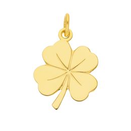 Adelia&acute;s Kettenanh&auml;nger ADELIA&acute;S "585 Gold Anh&auml;nger Kleeblatt", gold, Schmuckanh&auml;nger, Damen, Gold, Kettenanh&auml;nger, 585 Gold Goldschmuck f&uuml;r Damen