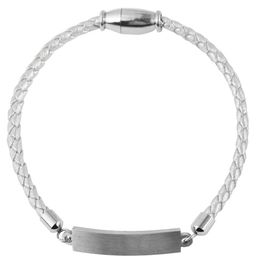 Adelia&acute;s Armband ADELIA&acute;S "Damen Armband &ndash; Lederarmband aus Leder 17 cm", silber, Armb&auml;nder, Damen, 17cm, Leder, Armband, Ein stilvolles Geschenk f&uuml;r besondere Momente