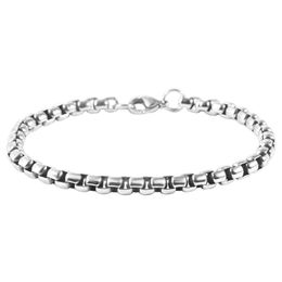 Adelia&acute;s Armband ADELIA&acute;S "Unisex Armband aus Edelstahl 21 cm", silber, Armb&auml;nder, Damen, 21cm, Edelstahl, Armband, Sch&ouml;ne Geschenkidee zum Geburtstag