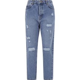 Bequeme Jeans 2Y STUDIOS "2Y Studios Herren 2Y Destroyed Relax Denim", Herren, Gr. 32, Normalgr&ouml;&szlig;en, blau, 100% Baumwolle, unifarben, normal, Jeans