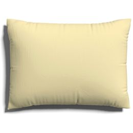 Kissenbezug Schlafgut "EASY JERSEY Kissenh&uuml;lle 100% Baumwolle, weicher Edel-Jersey, b&uuml;gelfrei", gelb (gelb mid), B:70cm L:90cm, Jersey, Obermaterial: 100% Baumwolle, Kissenbez&uuml;ge, Kissenbezug, mit farblich angepasstem Rei&szlig;verschluss, pflegeleicht, formstabil