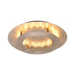 Deckenleuchte Paul Neuhaus "NEVIS", gold (goldfarben), Leuchten, 1, &Oslash; 40cm H: 8cm, 1 Stk., Deckenleuchte, LED, H:8cm &Oslash;:40cm