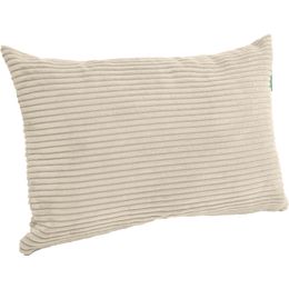 Dekokissen Paidi "Cord in verschiedenen Ausf&uuml;hrungen, Polyester, 60/40x40 cm", vanilla ice, unifarben, B:40cm H:10cm L:60cm, Polyester, Dekokissen_Sitzkissen_Kissenh&uuml;llen, Zierkissen mit F&uuml;llung, abnehmbarer und waschbarer Bezug