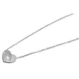 Adelia&acute;s Kette ohne Anh&auml;nger ADELIA&acute;S "Damen Halskette mit Anh&auml;nger &ndash; Herz aus Edelstahl", silber, Halsketten, Damen, 48cm, Edelstahl, Geschenkidee: zeitlos und vielseitig