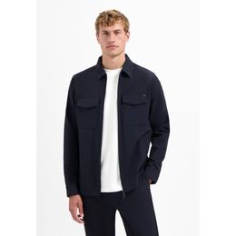 Langarmhemd NO EXCESS "NO EXCESS Sedoc-Reise-Overshirt", Herren, Gr. XXL, Normalgr&ouml;&szlig;en, night, 88% Polyamid, 12% Elasthan, regular fit, Hemden