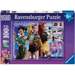 Puzzle Ravensburger "KPop Demon Hunters, Happy fans, happy Honmoon", bunt, Puzzles, KinderB:49cm H:36cm, Pappe, Motiv, Made in Germany, B:49cm H:36cm