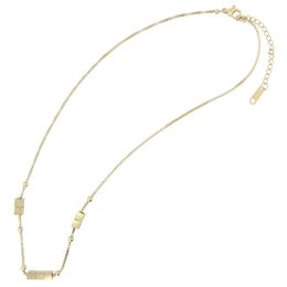 Adelia&acute;s Kette ohne Anh&auml;nger ADELIA&acute;S "Damen Halskette aus Edelstahl 40 cm", gold, Halsketten, Damen, 40cm, Edelstahl, Ein kleines Geschenk mit gro&szlig;er Wirkung