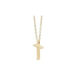 Adelia&acute;s Kette ohne Anh&auml;nger ADELIA&acute;S "Unisex Halskette &ndash; Kreuz aus Edelstahl 42 cm", gold, Halsketten, Damen, 42cm, Edelstahl, Perfekt zum Verschenken an besondere Menschen