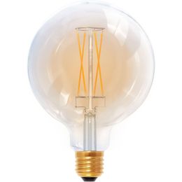 Segula LED-Leuchtmittel "LED Globe 125 gold", gold (goldfarben), L:180cm &Oslash;:125cm, Leuchtmittel, dimmbar, E27, Globe 125, gold