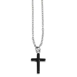 Adelia&acute;s Kette ohne Anh&auml;nger ADELIA&acute;S "Damen Halskette mit Anh&auml;nger &ndash; Kreuz aus Edelstahl", silber, Halsketten, Damen, 48cm, Edelstahl, Zum Verschenken &ndash; passend f&uuml;r viele Anl&auml;sse