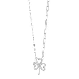 Adelia&acute;s Kette ohne Anh&auml;nger ADELIA&acute;S "Damen Halskette mit Anh&auml;nger &ndash; Kleeblatt aus 925 Silber", silber, Halsketten, Damen, 43cm, Silber 925 (Sterlingsilber), Ein stilvolles Geschenk f&uuml;r besondere Momente