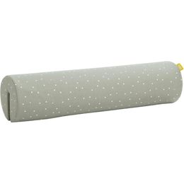Nackenkissen Paidi "in verschiedenen Farben, gepunktet, 85 cm, Baumwolle, Bettkantenschutz", salbei gr&uuml;n, L:85cm &Oslash;:20cm, Baumwolle, Funktionskissen, Aufsteckkissen, abnehmbarer und waschbarer Bezug, R&uuml;ckenkissen
