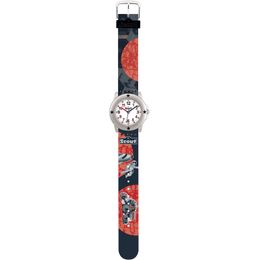 Quarzuhr Scout "Star Kids", schwarz (schwarz, orange, wei&szlig;), Armbanduhren, Kinder, Quarzuhr, Armbanduhr, Kinderuhr, Geschenkidee, Schulanfang, Jungen