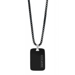 Adelia&acute;s Kette mit Anh&auml;nger ADELIA&acute;S "Damen Edelstahl Halskette mit Anh&auml;nger unbekannt cm", schwarz, Halsketten, Damen, unbekannt, Edelstahl