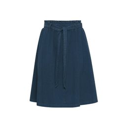 Jeansrock oxmo "Jeansrock OXLerke", Damen, Gr. 38, blau (insignia blau), Obermaterial: 100% Baumwolle CO., R&ouml;cke Jeansrock