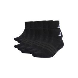 Kurzsocken adidas originals "Socken Cushioned Essentials Ankle Socks 12P 12er Pack", Herren, Gr. 43-45, schwarz, Obermaterial: 57% Baumwolle CO. 40% Polyester PES. 2% Elasthan EL. 1% Polyamid PA., Socken