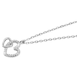 Adelia&acute;s Kette ohne Anh&auml;nger ADELIA&acute;S "Damen Halskette mit Anh&auml;nger &ndash; Herz aus 925 Silber", silber, Halsketten, Damen, 45cm, Silber 925 (Sterlingsilber), Ideal als Geschenk f&uuml;r besondere Anl&auml;sse