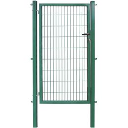 Zauneinzelt&uuml;r Arvotec "ESSENTIAL", gr&uuml;n, B:100cm H:180cm, Metall, Tore, Breite: 100 - 120 cm, H&ouml;he: 80 - 200 cm, zum Einbetonieren