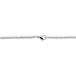 Adelia&acute;s Kette ohne Anh&auml;nger ADELIA&acute;S "Unisex Halskette &ndash; Erbskette aus Edelstahl 55+5", silber, Halsketten, Damen, 60cm, Edelstahl, Ideal zum Verschenken &ndash; schlicht und stilvoll