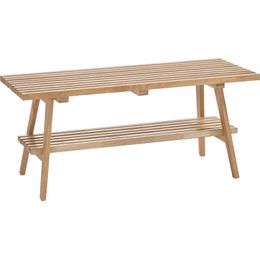 Sitzbank MCA furniture "Alwar", braun (eiche, eiche), B:100cm H:45cm T:35cm, Sitzb&auml;nke, Sitzbank, Breite ca. 100 cm