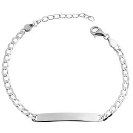 Adelia&acute;s Armband ADELIA&acute;S "Unisex Armband &ndash; Panzerarmband aus 925 Silber 17+3 cm", silber, Armb&auml;nder, Damen, 20cm, Silber 925 (Sterlingsilber), Armband, Ideal als Geschenk zum einen besonderen Tag