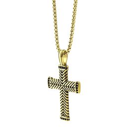 Adelia&acute;s Kette ohne Anh&auml;nger ADELIA&acute;S "Unisex Halskette mit Anh&auml;nger &ndash; Kreuz aus Edelstahl", gold (schwarz), Halsketten, Damen, 61cm, Edelstahl, Ideal als Geschenk f&uuml;r besondere Anl&auml;sse