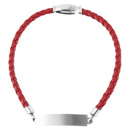 Adelia&acute;s Armband ADELIA&acute;S "Damen Armband &ndash; Lederarmband aus Leder 17 cm", rot, Armb&auml;nder, Damen, 17cm, Leder, Armband, Perfekt als Geschenk f&uuml;r besondere Menschen