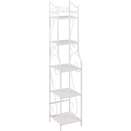 Ablageregal HEINE HOME, wei&szlig;, B:30cm H:150cm T:30cm, Metall, Regale