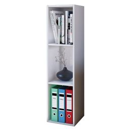 Standregal Vcm "Holz Stand Regal Aufbewahrung Deko B&uuml;cher Mendas 3", wei&szlig;, B:34cm T:30cm, Regale, Standregal