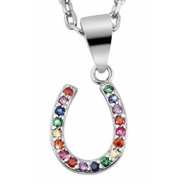 Adelia&acute;s Kettenanh&auml;nger ADELIA&acute;S "trendiger Schmuck Anh&auml;nger aus 925 Sterling Silber", bunt, Schmuckanh&auml;nger, Damen, Silber 925 (Sterlingsilber), Kettenanh&auml;nger