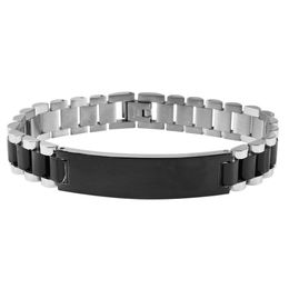 Adelia&acute;s Gliederarmband ADELIA&acute;S "Unisex Armband &ndash; Gliederarmband aus Edelstahl 20,5 cm", silber, Armb&auml;nder, Damen, 20cm, Edelstahl, Gliederarmband, Zum Verschenken &ndash; ideal zum Valentinstag